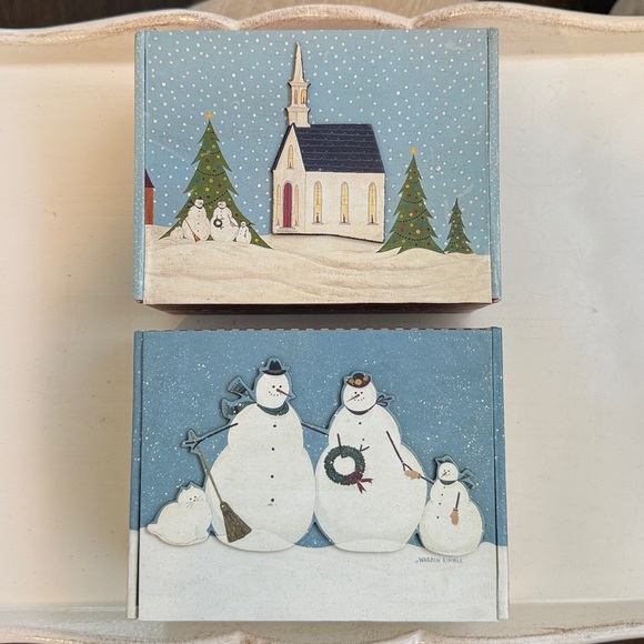 Warren Kimble | Holiday | Warren Kimble American Folk Art Snowy Church ...